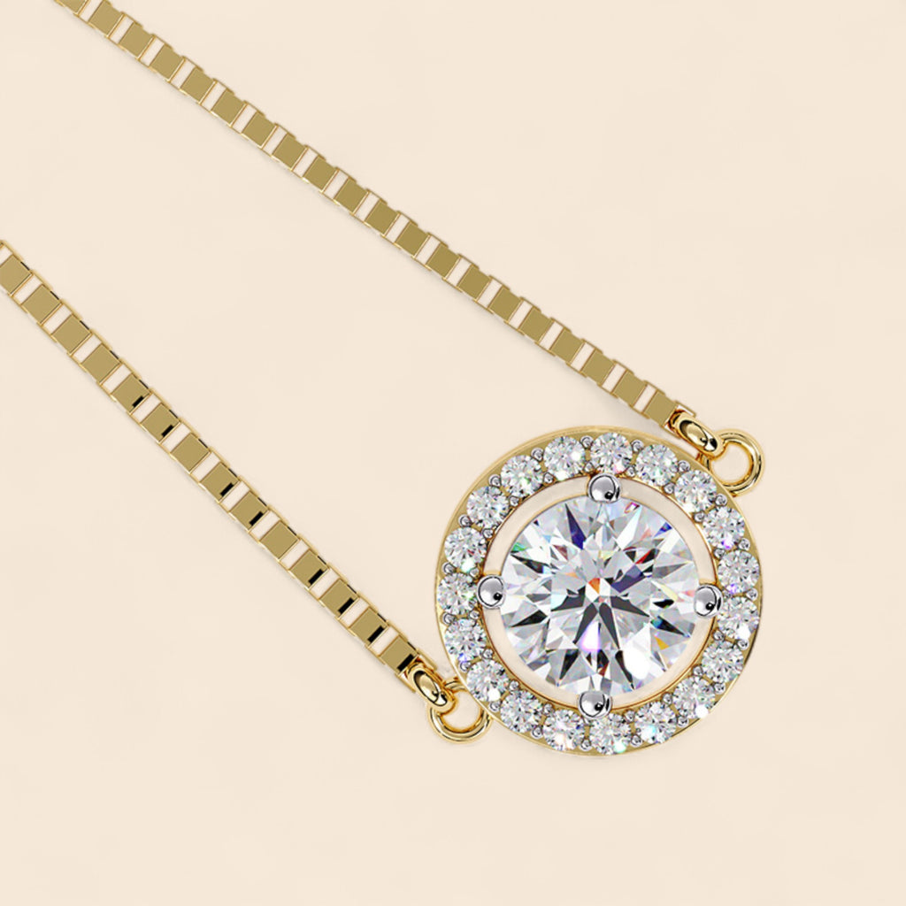 Crystal Dot Bracelet - 925 Silver Gold-Plated | Silky Silver